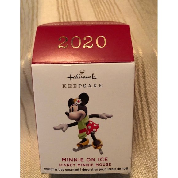 Hallmark | Holiday | Nib 220 Hallmark Ornaments Minnie On Ice Disney ...
